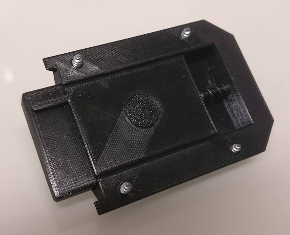 Black PSU lock for Prusa Printer Enclosure V2 by Matt | Download free ...