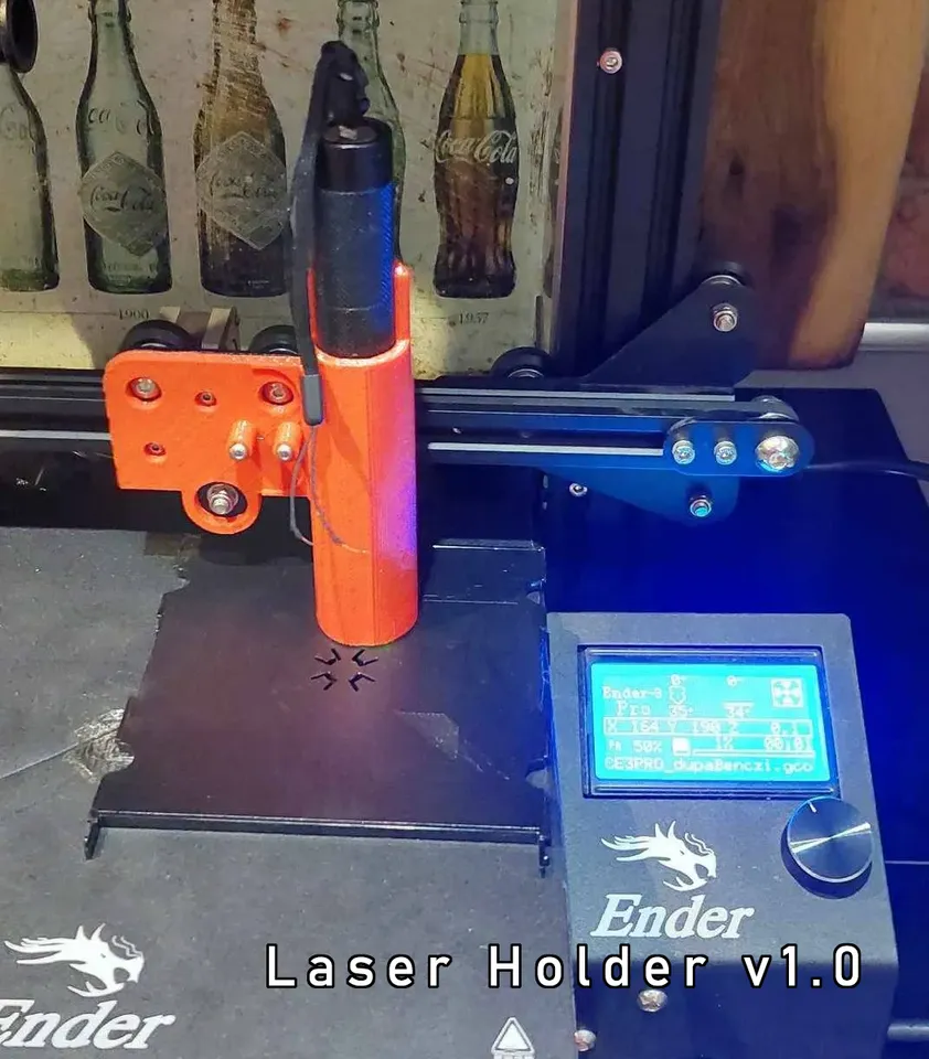 Laser engraver upgrade for Ender 3 by 3D_Printing_Enjoyer | Download ...