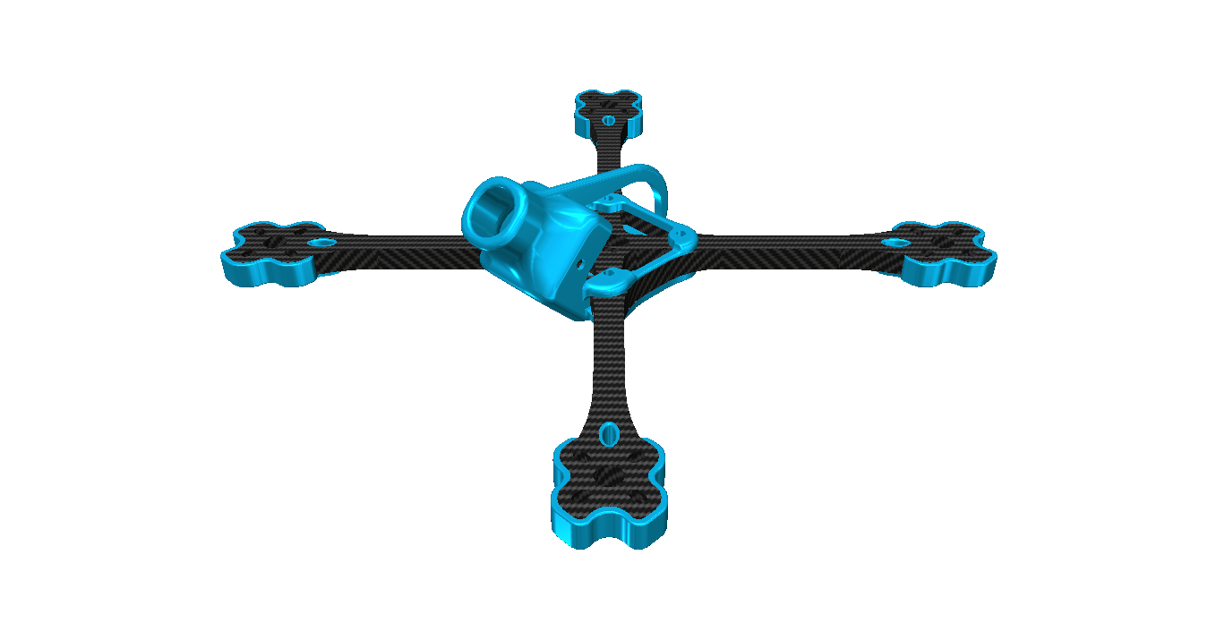 BearQuads Grizzly 5inch drone racing frame TPU parts by Miron ...