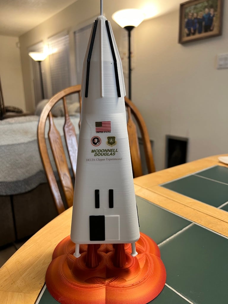 13.7 inch DC-X, Delta Clipper by Dale | Download free STL model ...