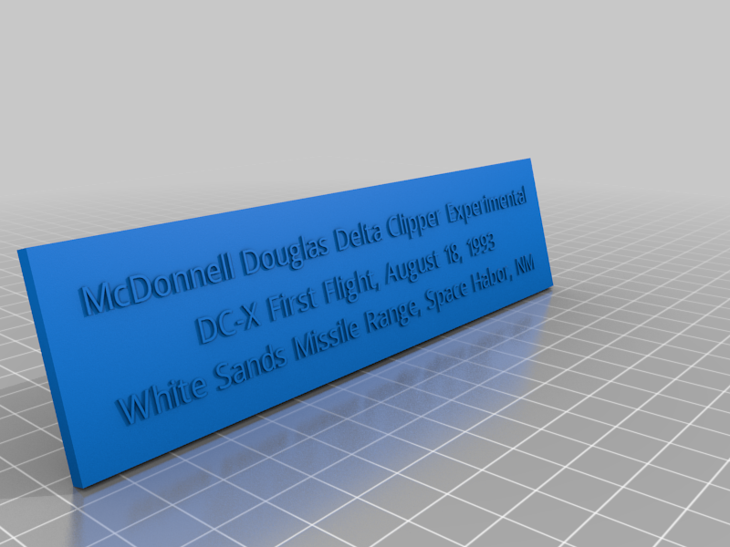 13.7 inch DC-X, Delta Clipper by Dale | Download free STL model ...