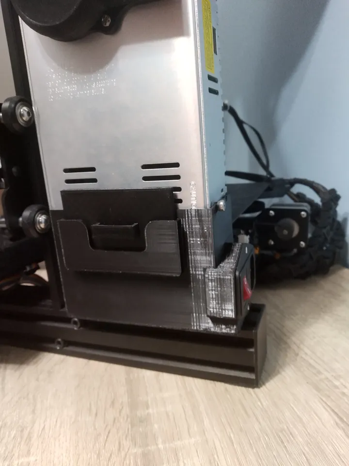 PSU cover with holder for lcd cover by Tomáš Ondráček | Download free ...