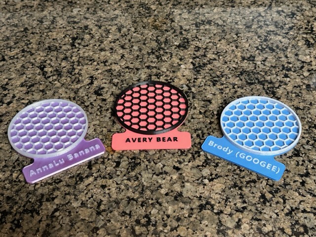 Coaster with customizable name by BigB3D | Download free STL model | Printables.com