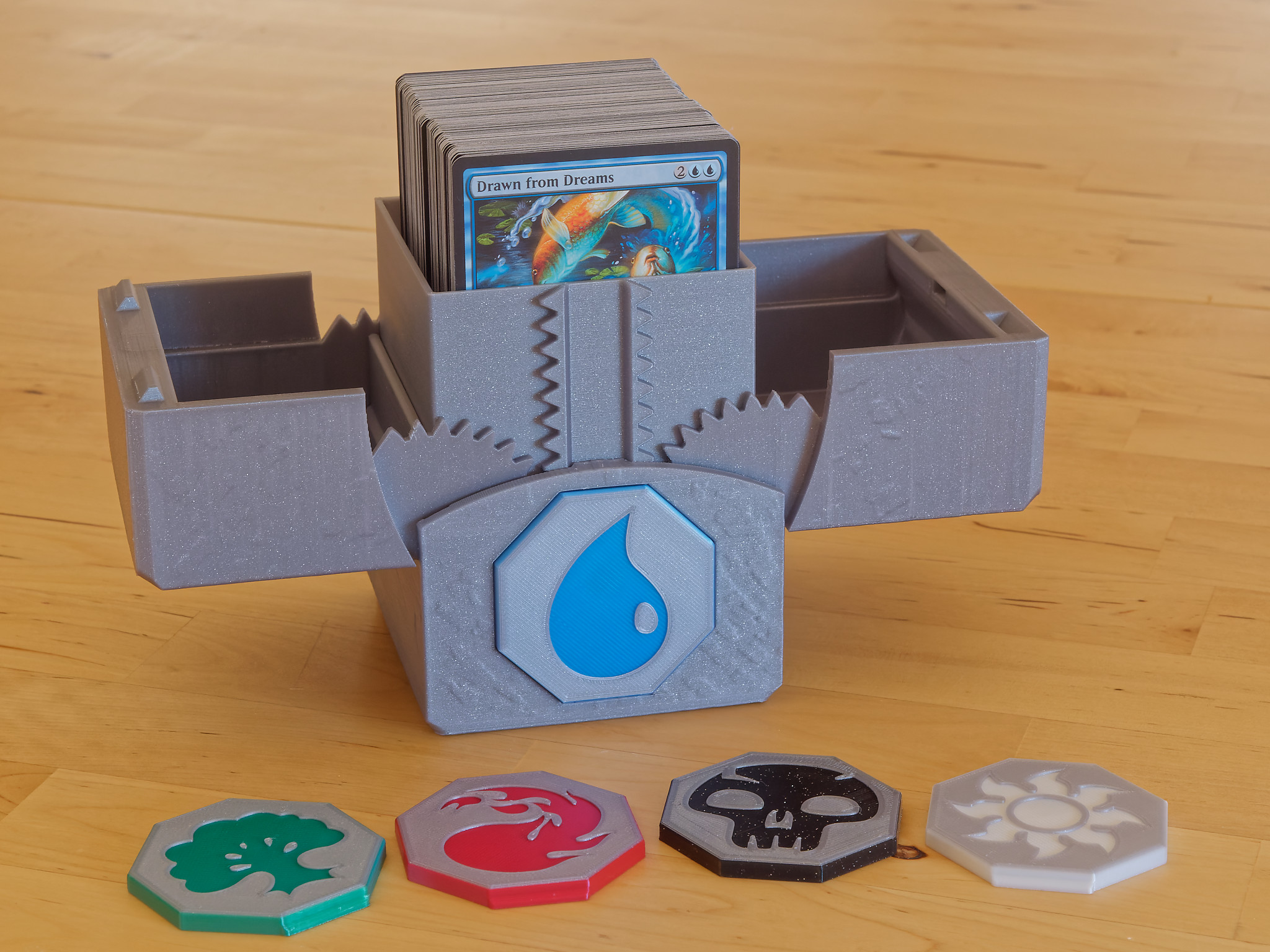 100 card (Commander) Customisable Deck Box with Magnetic Latch. by ...