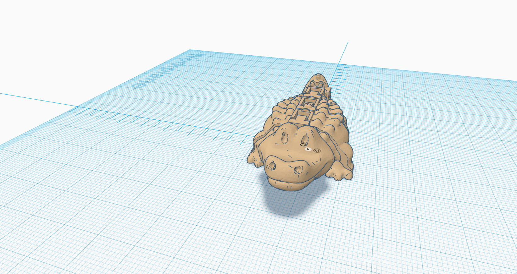 Flexi crocodile cute by Pangolin Love | Download free STL model ...