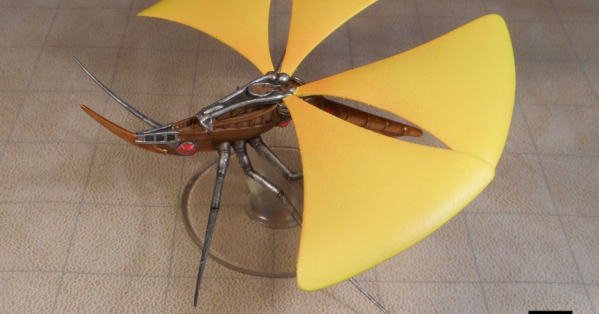 Wasp Ship Spelljammer Miniature from DnD by Mechatronist | Download ...