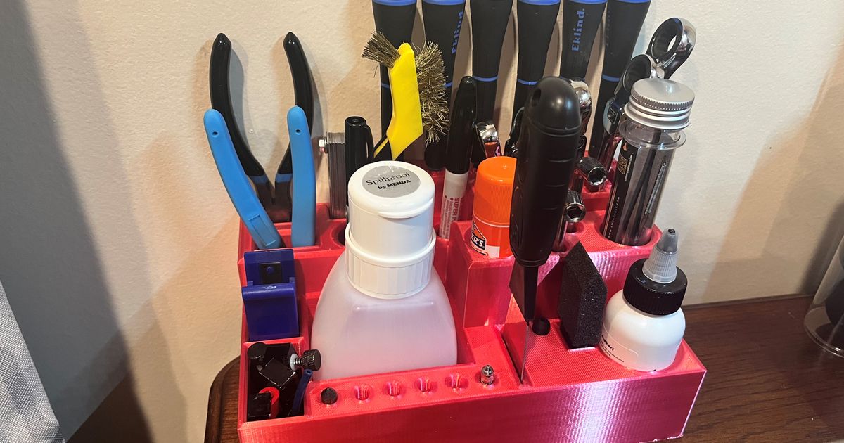 Desktop 3D Printer Tool Holder by dewittj74 | Download free STL model ...