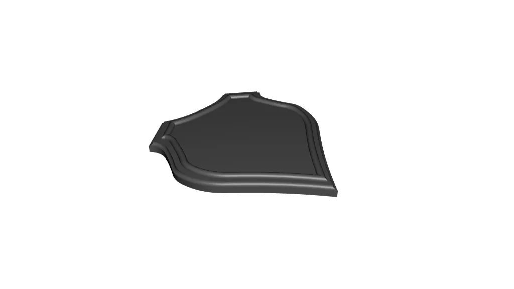 Trophy shield mount by randomlamer | Download free STL model ...