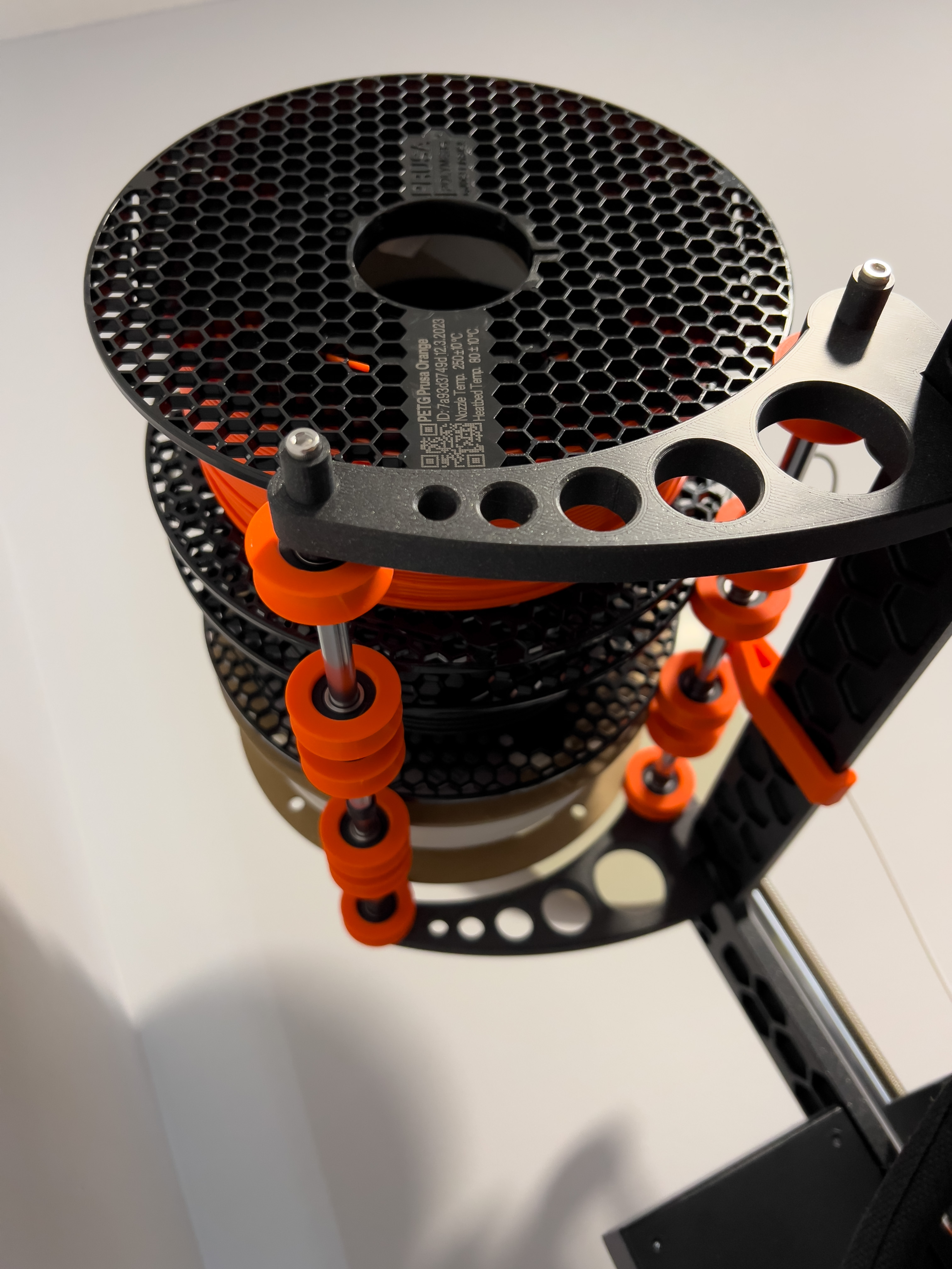 Prusa MK4 Triple Spool Holder par eng1n88r | Téléchargez gratuitement ...