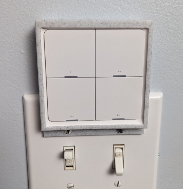 Zigbee 4 Button Light Switch Mount by Daniel | Download free STL model ...