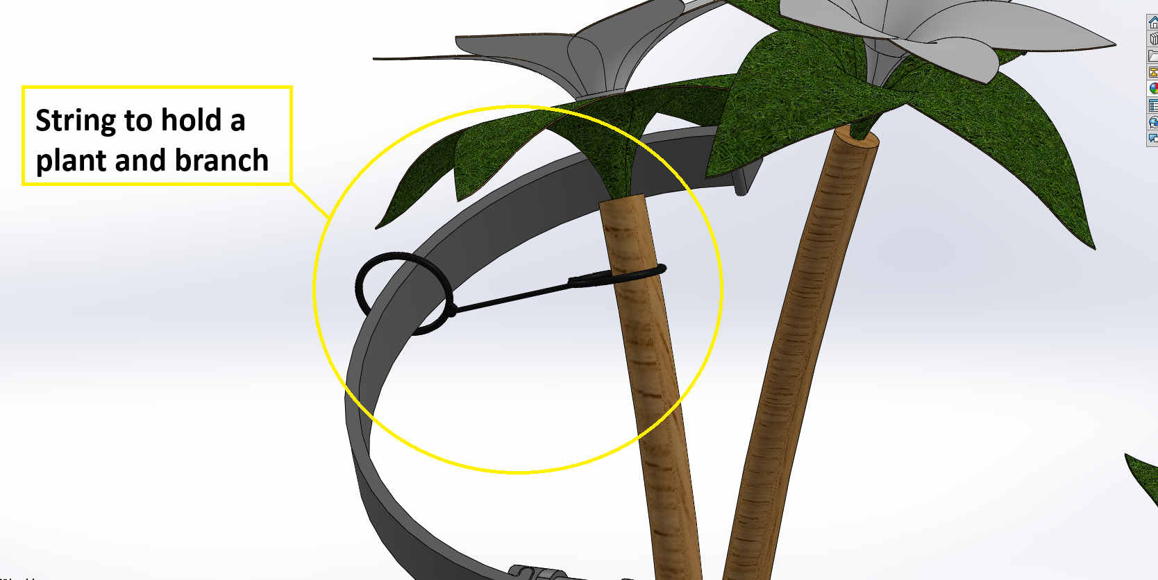 RFDM Adjustable Plant Climber by rafidme89 | Download free STL model ...