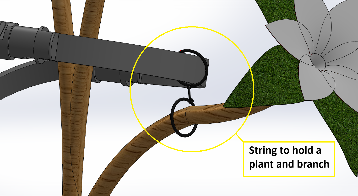 RFDM Adjustable Plant Climber by rafidme89 | Download free STL model ...