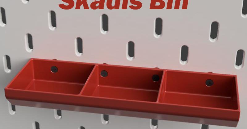 Bins for small parts for Skadis by ORM | Download free STL model ...
