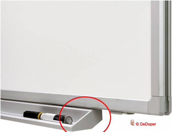 Whiteboard marker tray end cap by Dedoper | Download free STL model ...