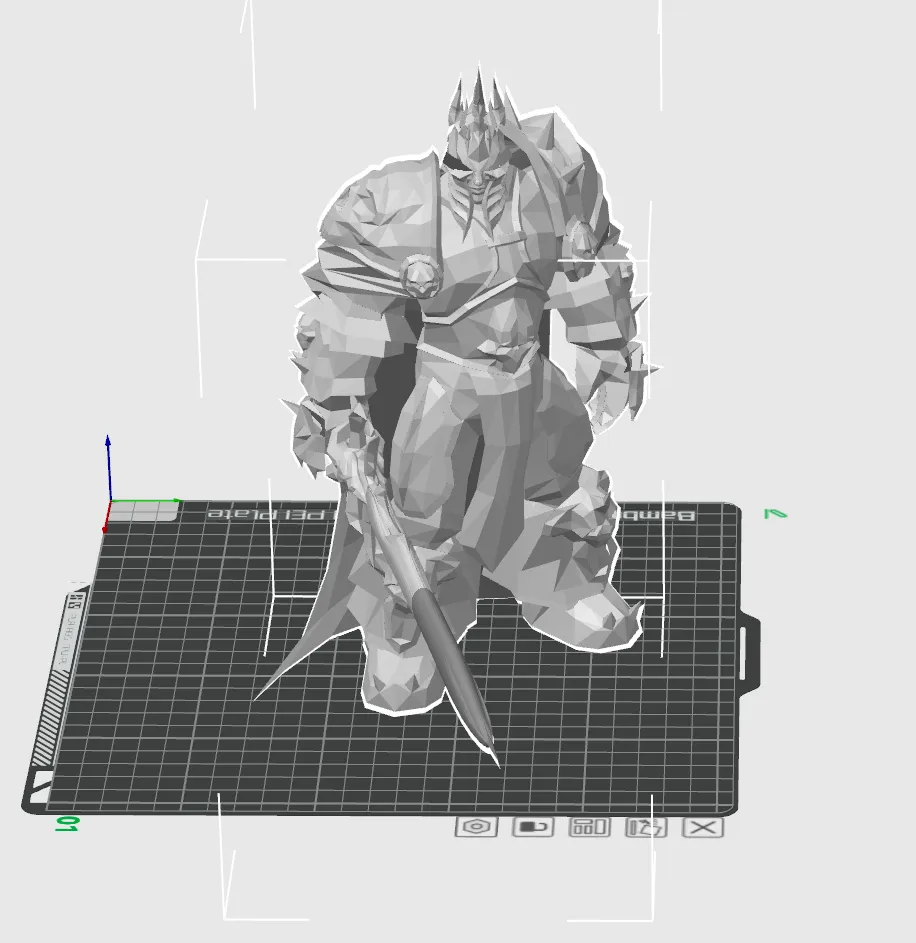 Lich King World of Warcraft Low Poly by thispatrik3d | Download free ...