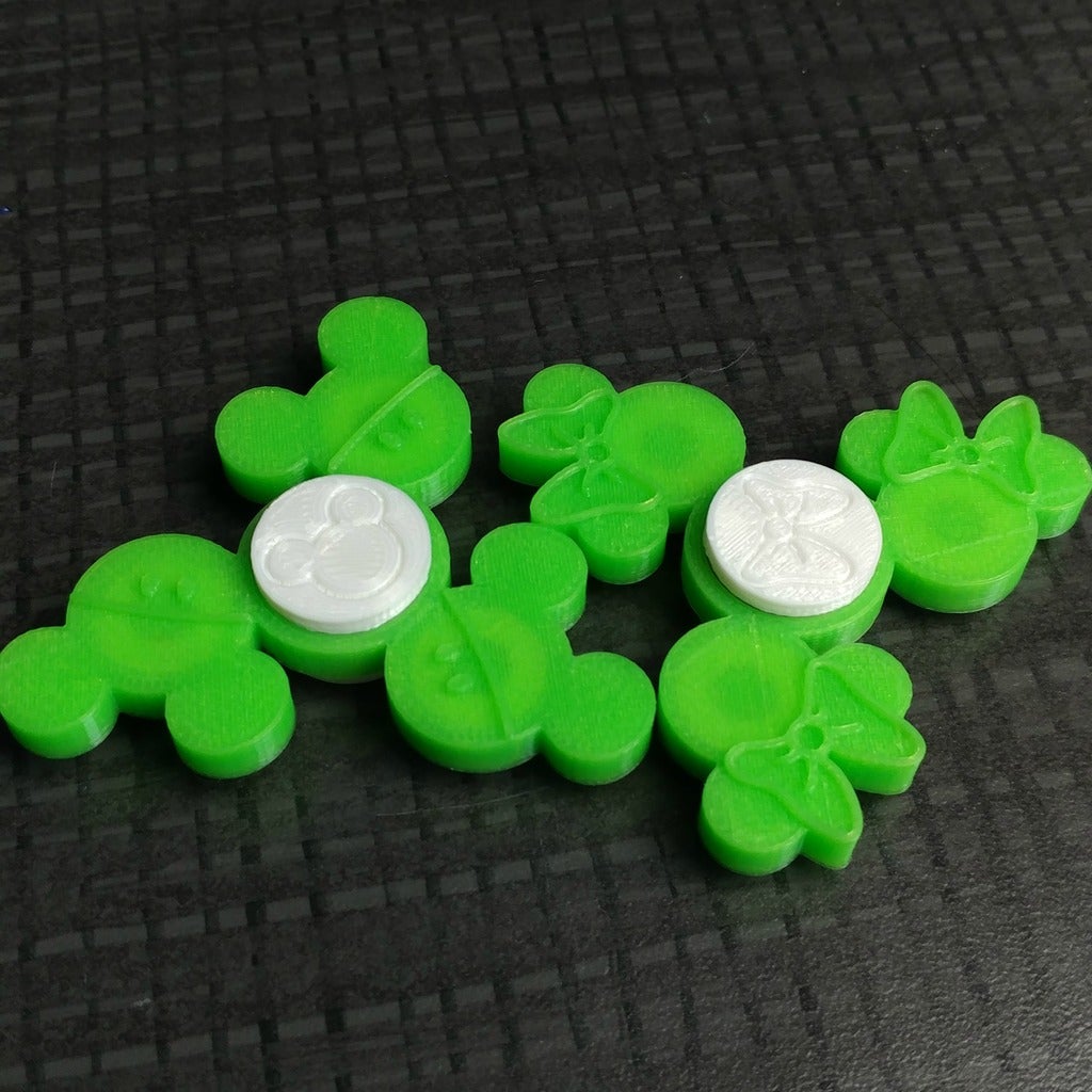 Buttons & Bows Mouser Fidget Spinner by Abuzz Designs | Download free ...