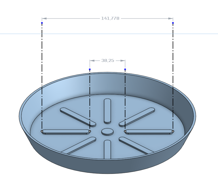 Simple Plant Pot Coaster (Size Guide) by nilleftw | Download free STL ...