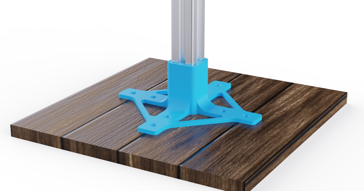 Base for 20x20 stand by extrawitz | Download free STL model ...