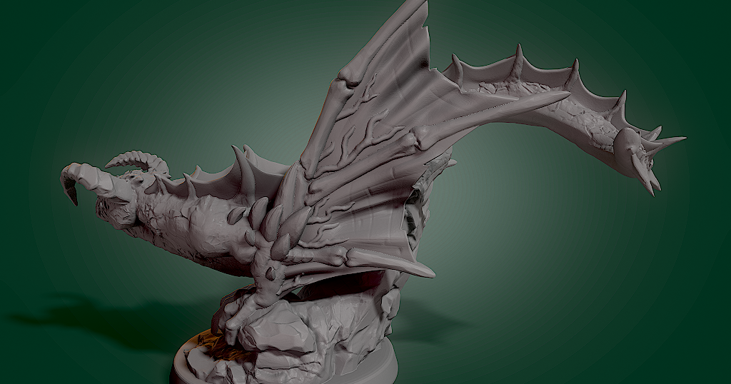 Crawling Dragon by miniShev | Download free STL model | Printables.com