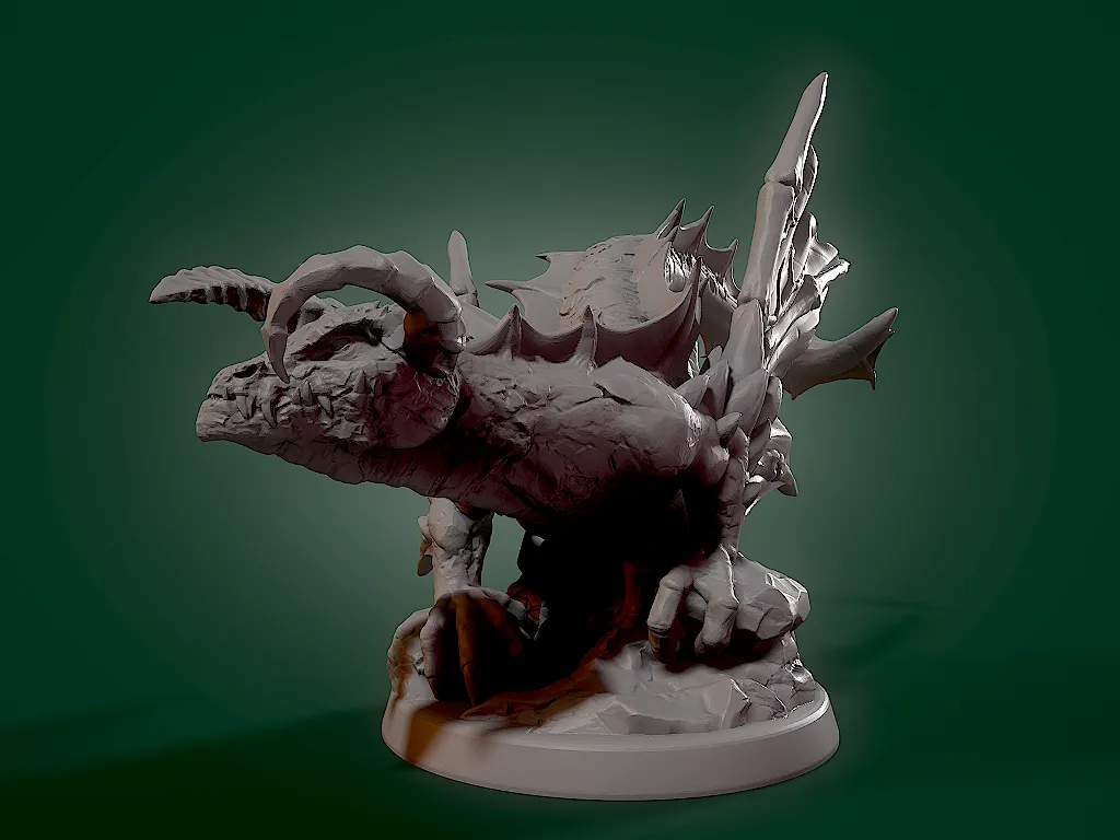 Crawling Dragon by miniShev | Download free STL model | Printables.com