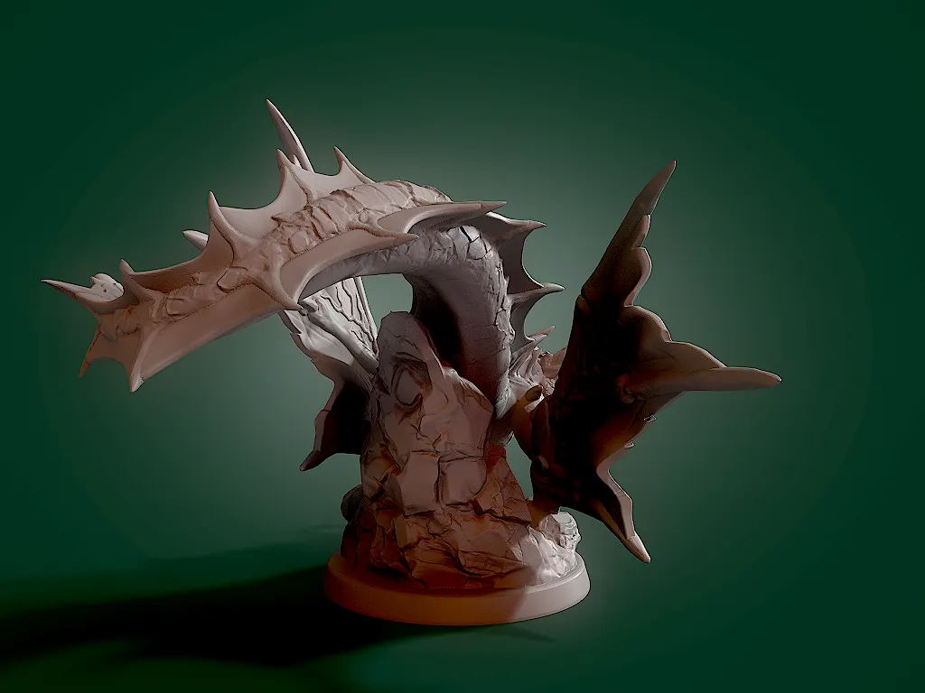 Crawling Dragon by miniShev | Download free STL model | Printables.com