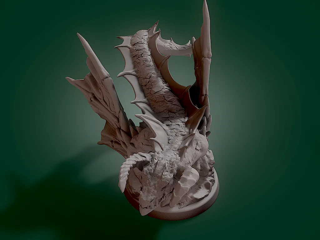 Crawling Dragon by miniShev | Download free STL model | Printables.com