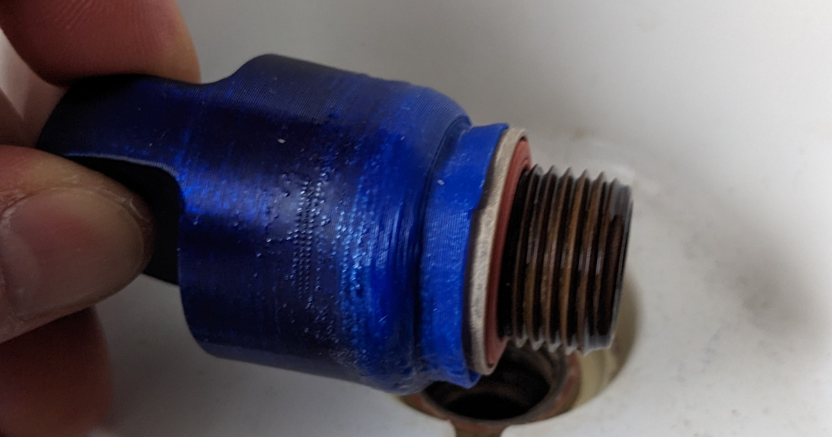 Steam Iron Boiler Sealing Plug Knob by frnktrgr | Download free STL ...