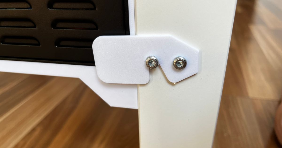 Simple latch for PSU mounting (Lack enclosure) by Werwerf | Download ...