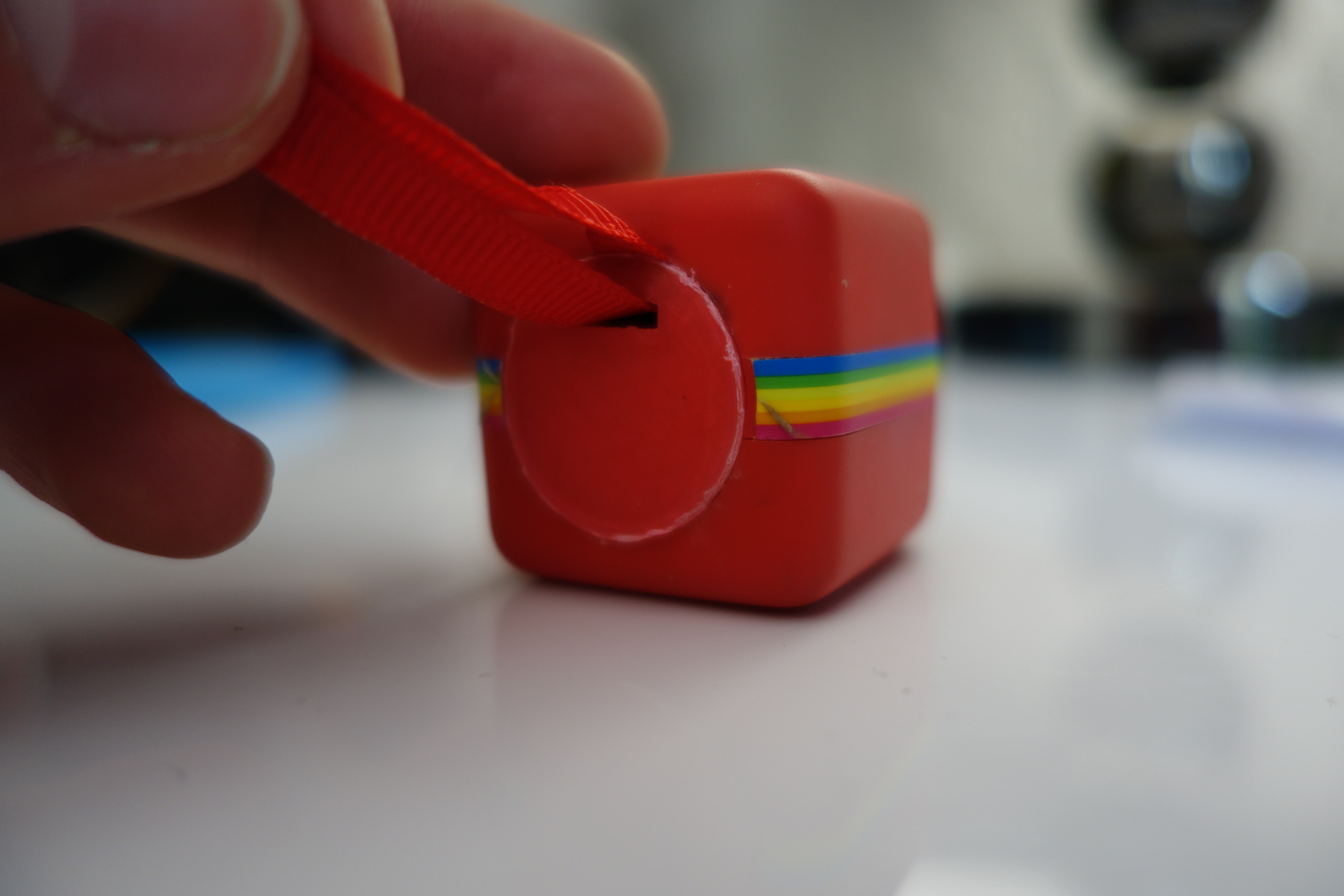 Polaroid cube camera backplate by mk4 | Download free STL model ...
