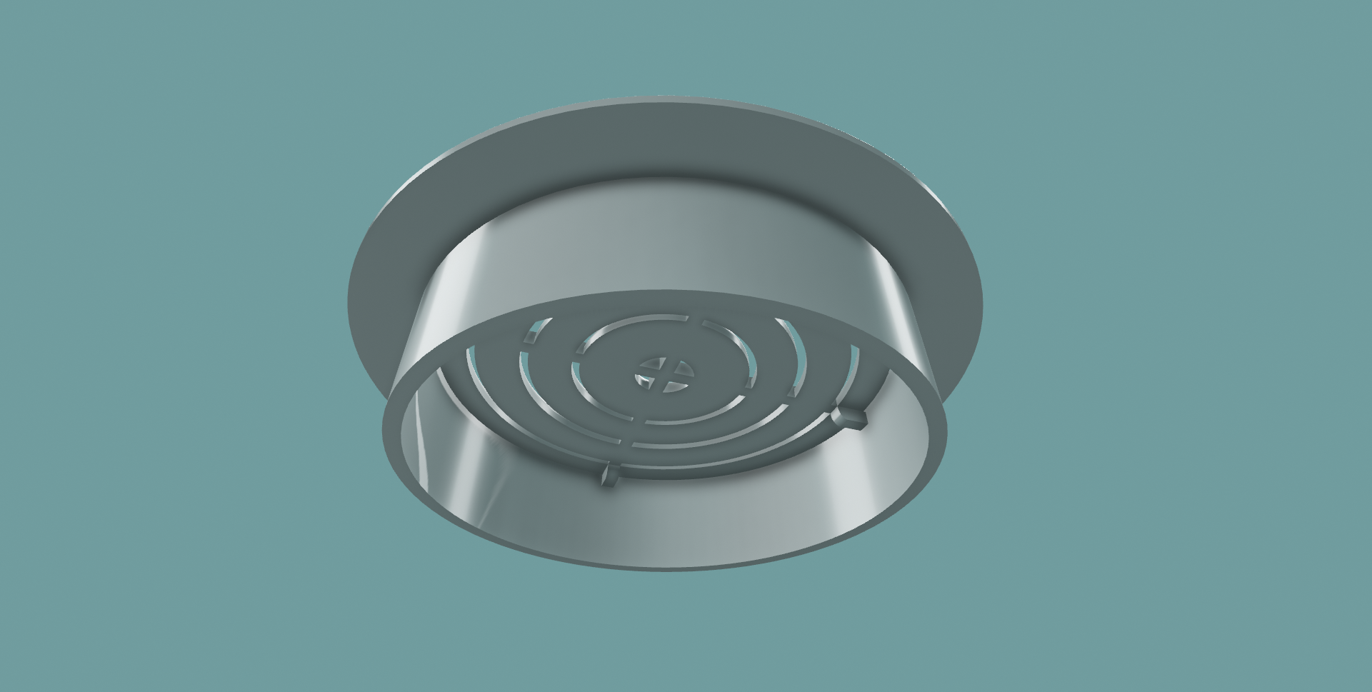 Cylindrical wall air vent [diameter 100] by Samm_saa | Download free ...