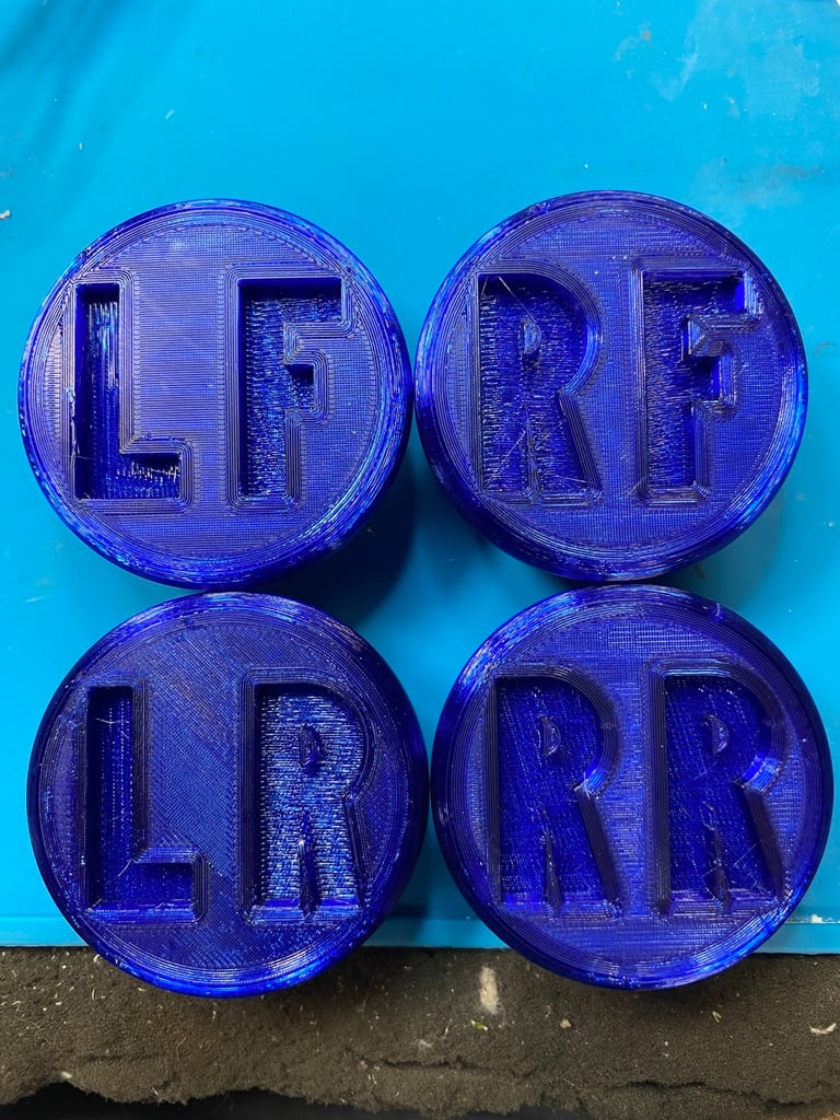 Wheel markers for VW wheels by gixxerfool | Download free STL model ...