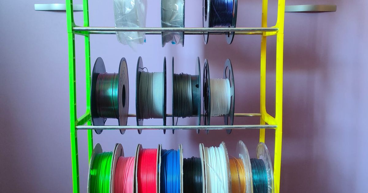 Custom Spool Shelf by 3Daromeo | Download free STL model | Printables.com