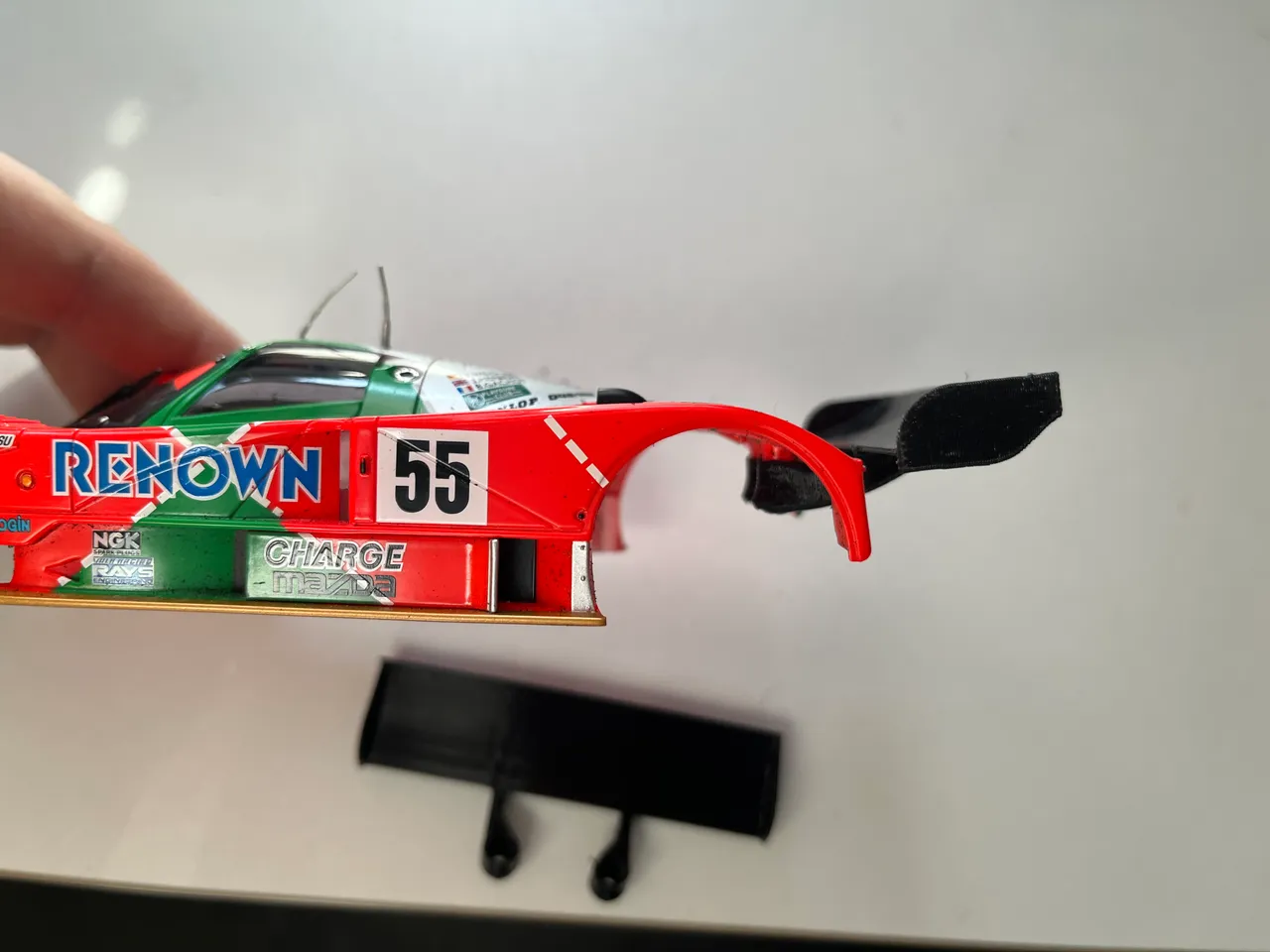 Mini Z MR03 Mazda 787 Spoiler "unzerstörbar"!!!! by Powerplay ...