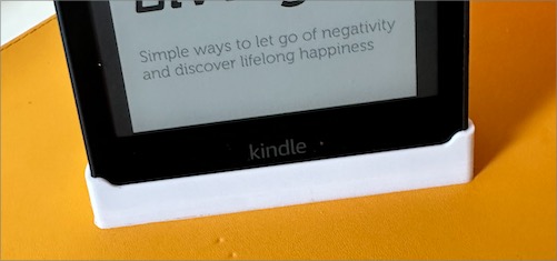 kindle stand - with added hole for power switch by Andrew Wright ...