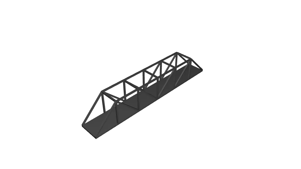 Truss Bridge by ahaque | Download free STL model | Printables.com
