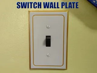 Wallplate, Switch by JPM Designs | Download free STL model | Printables.com