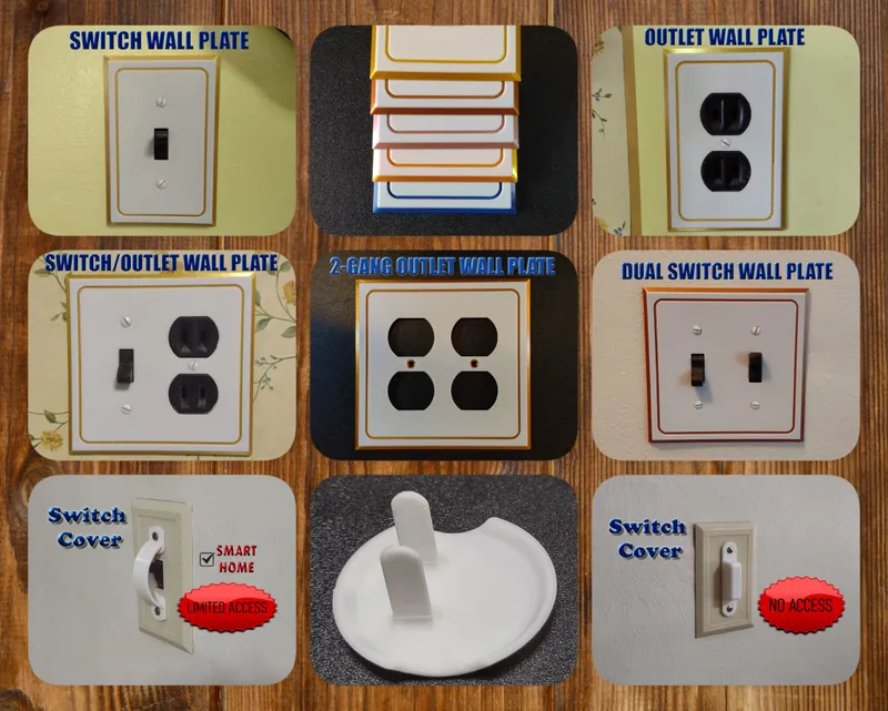 Wallplate, Outlets by JPM Designs | Download free STL model ...