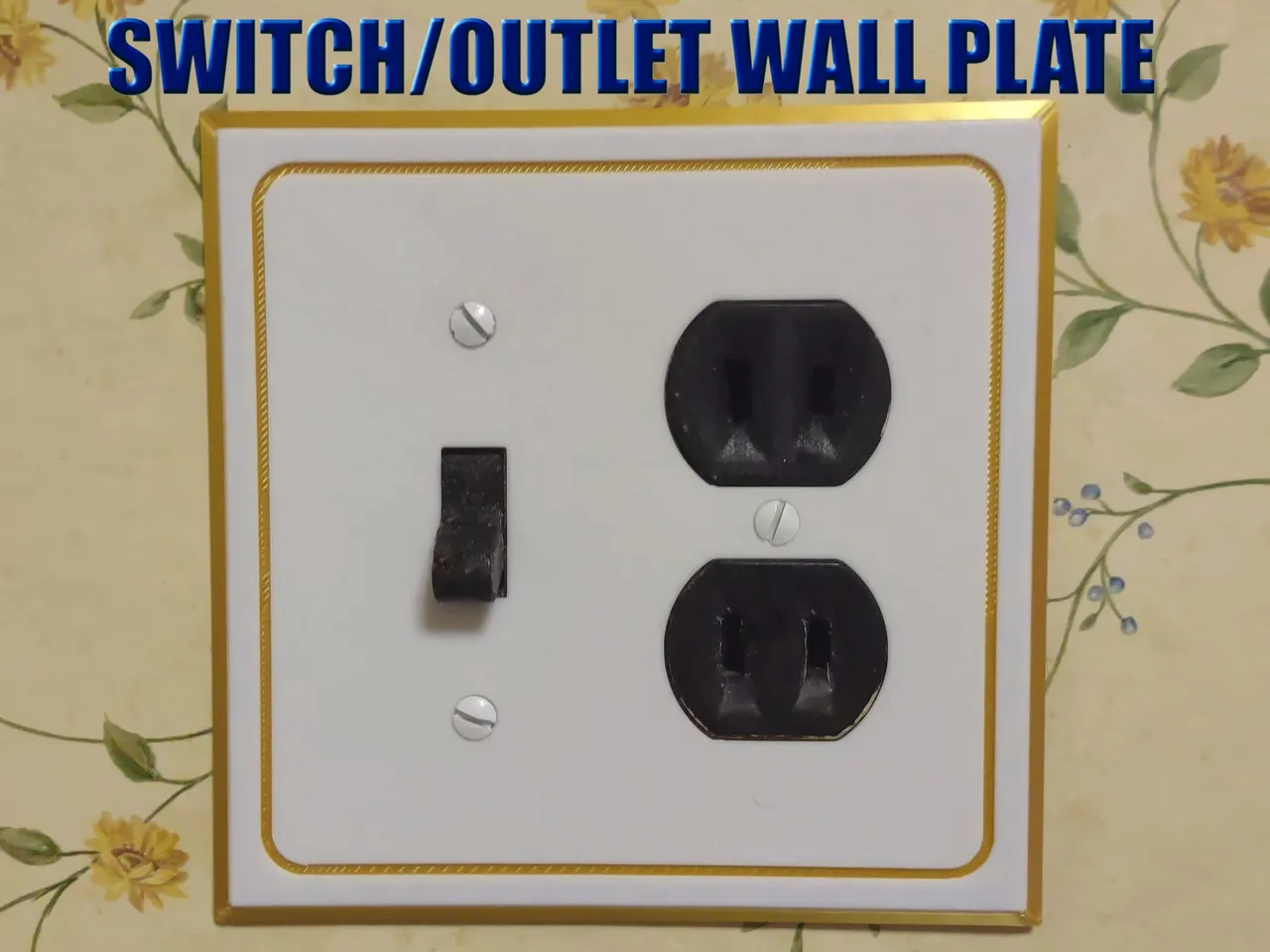 Wallplate, Switch & Outlets by JPM Designs | Download free STL model ...