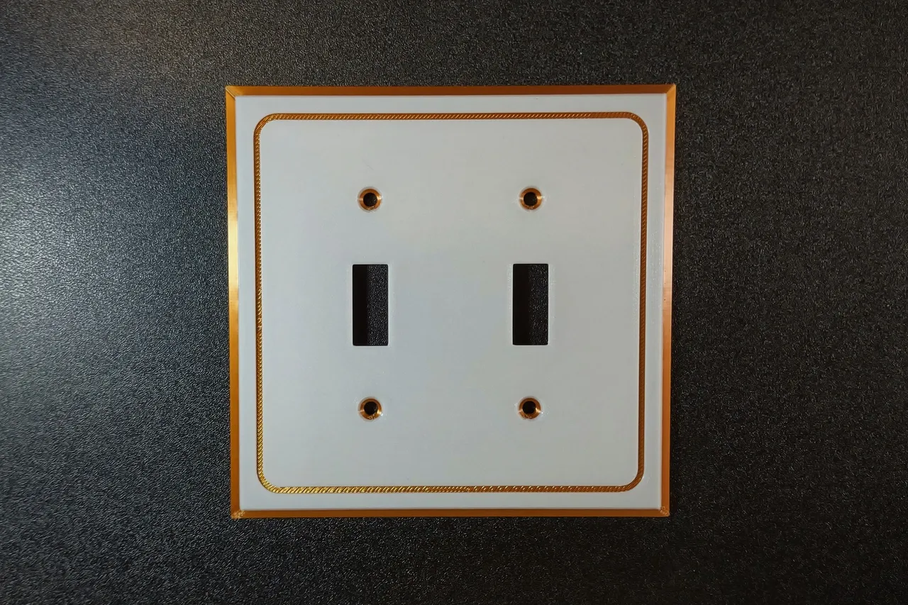 Wallplate, Dual Switch by JPM Designs | Download free STL model ...