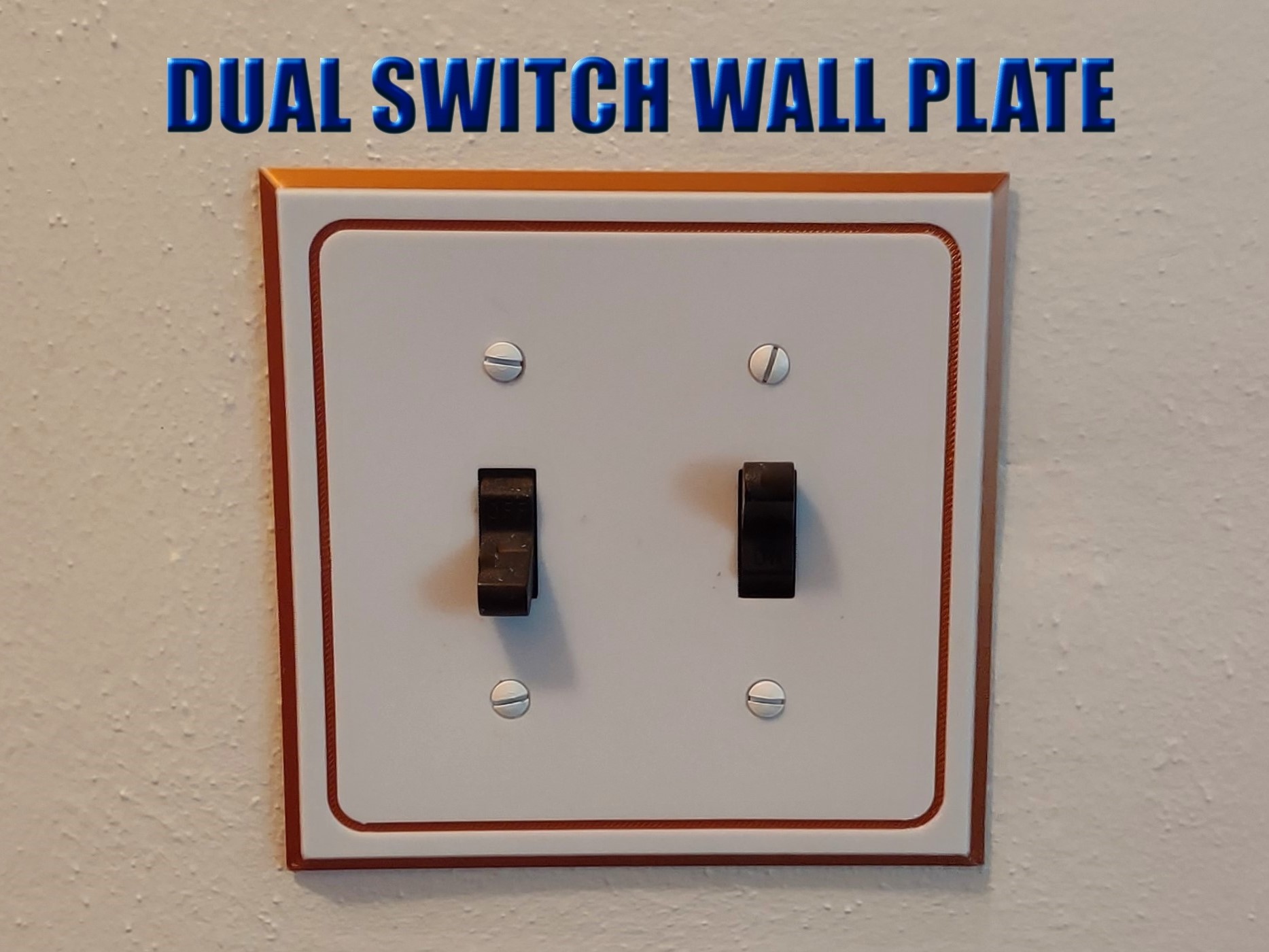 Wallplate, Dual Switch by JPM Designs | Download free STL model ...