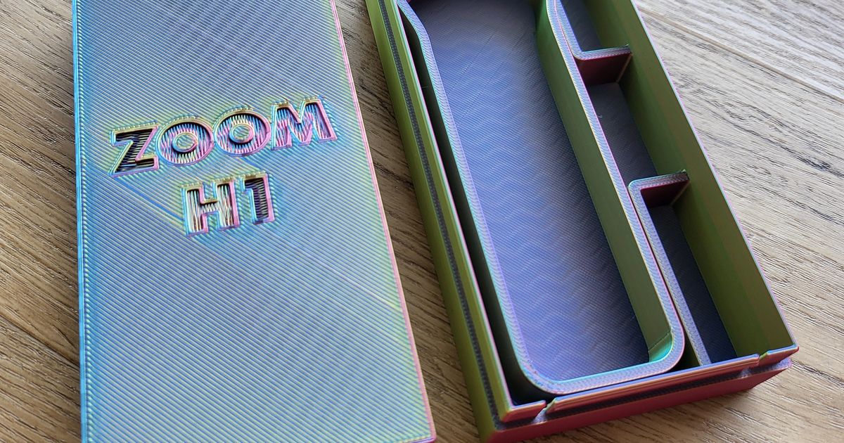 Zoom H1 Recorder Case by Blizzard | Download free STL model ...