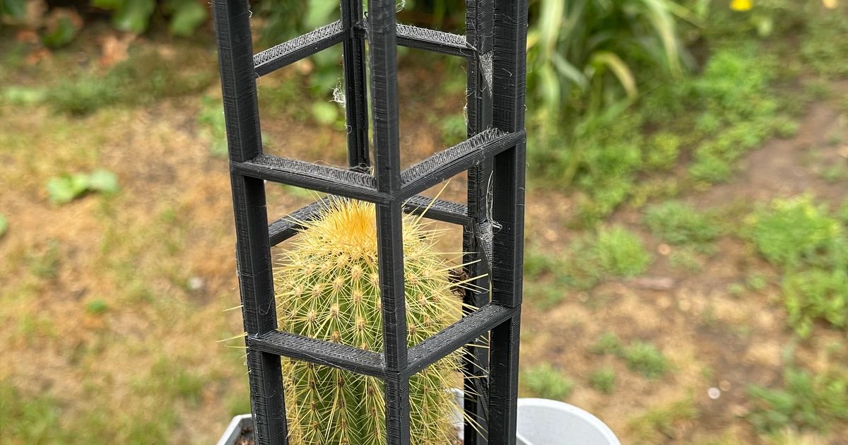 Simple Cactus Support by Joe1038h | Download free STL model ...
