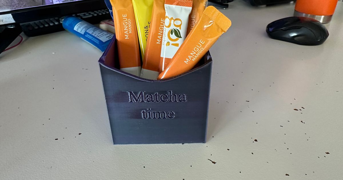 Matcha Box by maxinike | Download free STL model | Printables.com