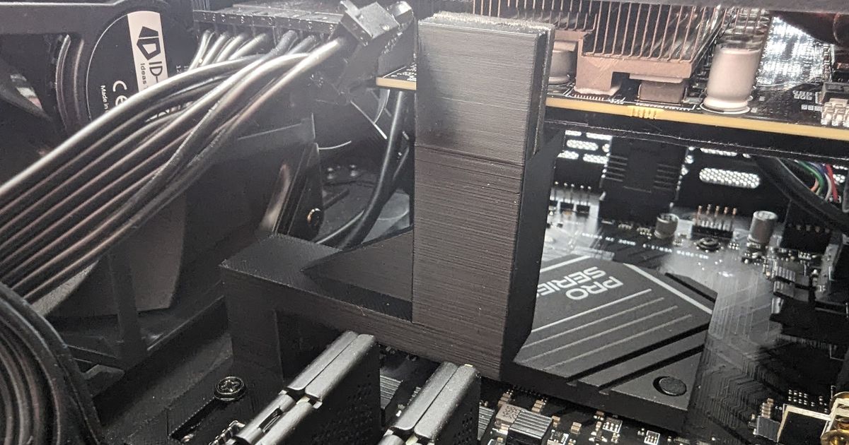Thermaltake Core G3 GPU Holder by CompyNG | Download free STL model | Printables.com