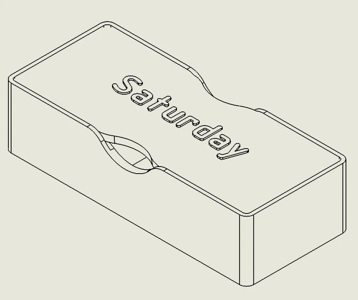 Pill Box by Chileo | Download free STL model | Printables.com