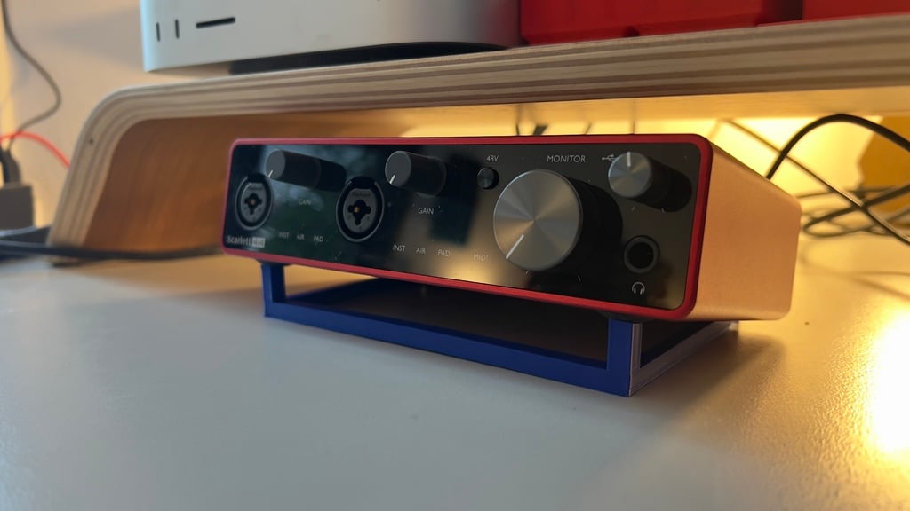 Focusrite Scarlet 4i4 - Angled desk stand by Niko Caignie | Download ...