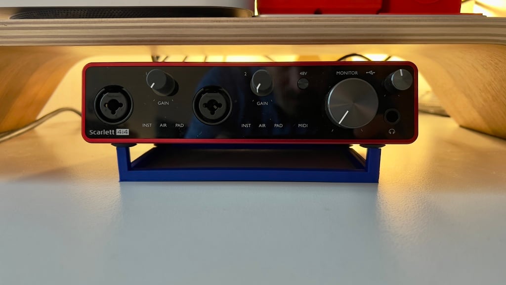Focusrite Scarlet 4i4 - Angled desk stand by Niko Caignie | Download ...