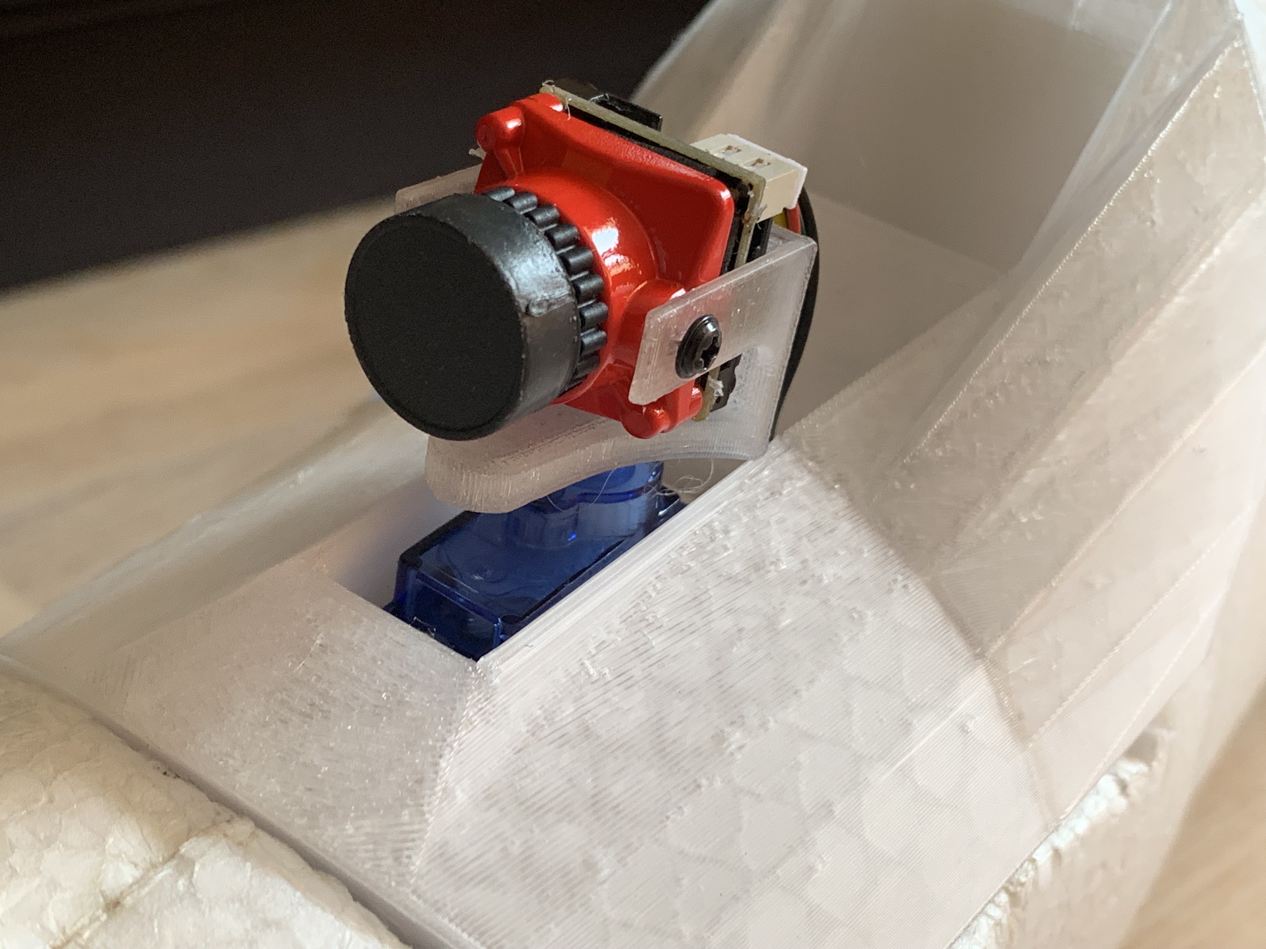 camera holder for FPV servo mount by PhantomHeadache | Download free ...
