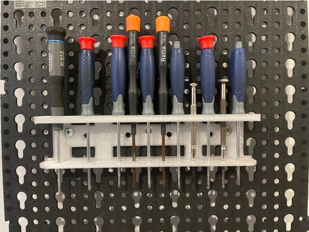 Pegboard screwdriver holder by UpstateRelic | Download free STL model ...