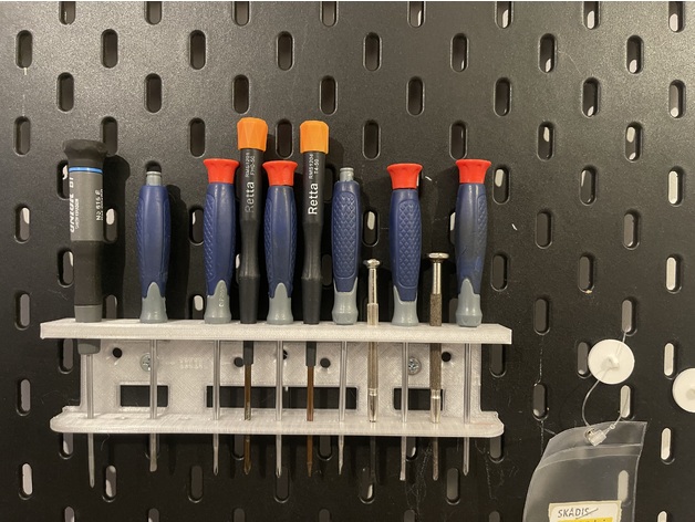 Pegboard screwdriver holder by UpstateRelic | Download free STL model ...
